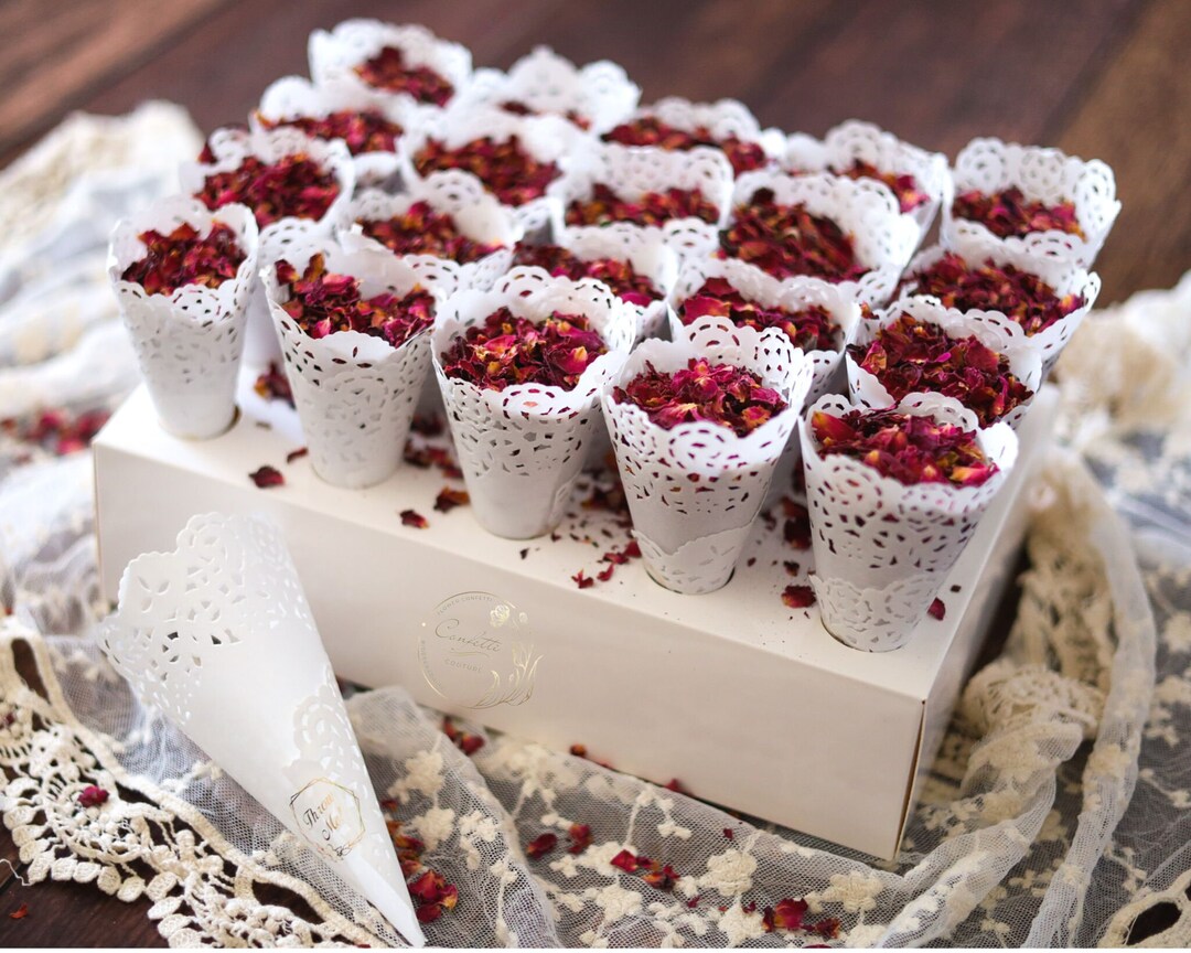 Confetti HOLDER Only - for Wedding | Dried Flower Confetti and Stand ...