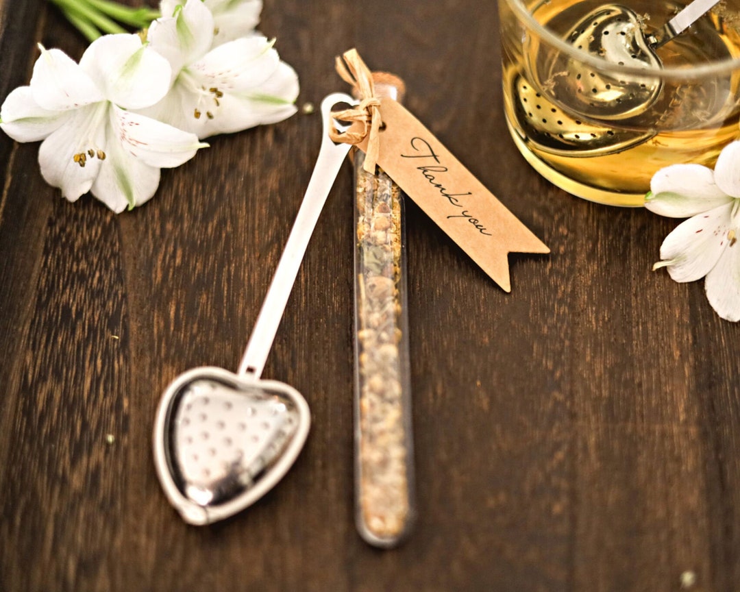 Tea Test Tube Wedding Favour / Bridal Shower / Baby Shower Loose Leaf ...