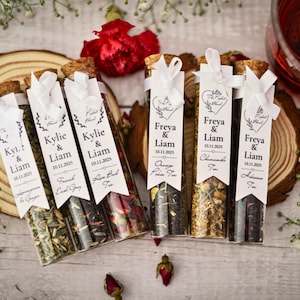 Wedding Tea Favour Bridal Shower Baby Shower Personalised - Etsy