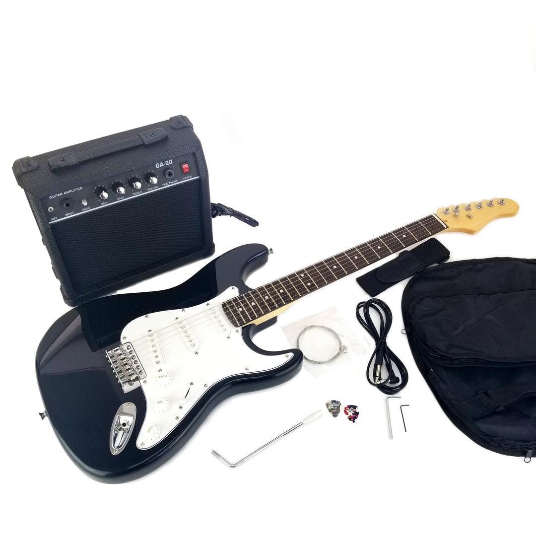 Zenison Package Electric Guitar Combo With 20w Amplifier Holiday ...