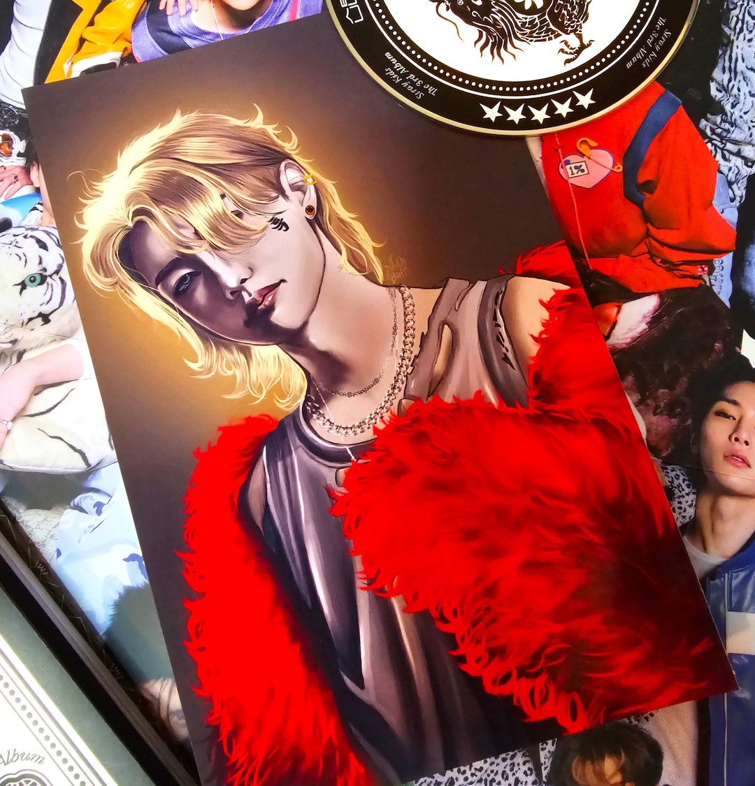 TOPLINE - Felix Stray Kids Print - Etsy