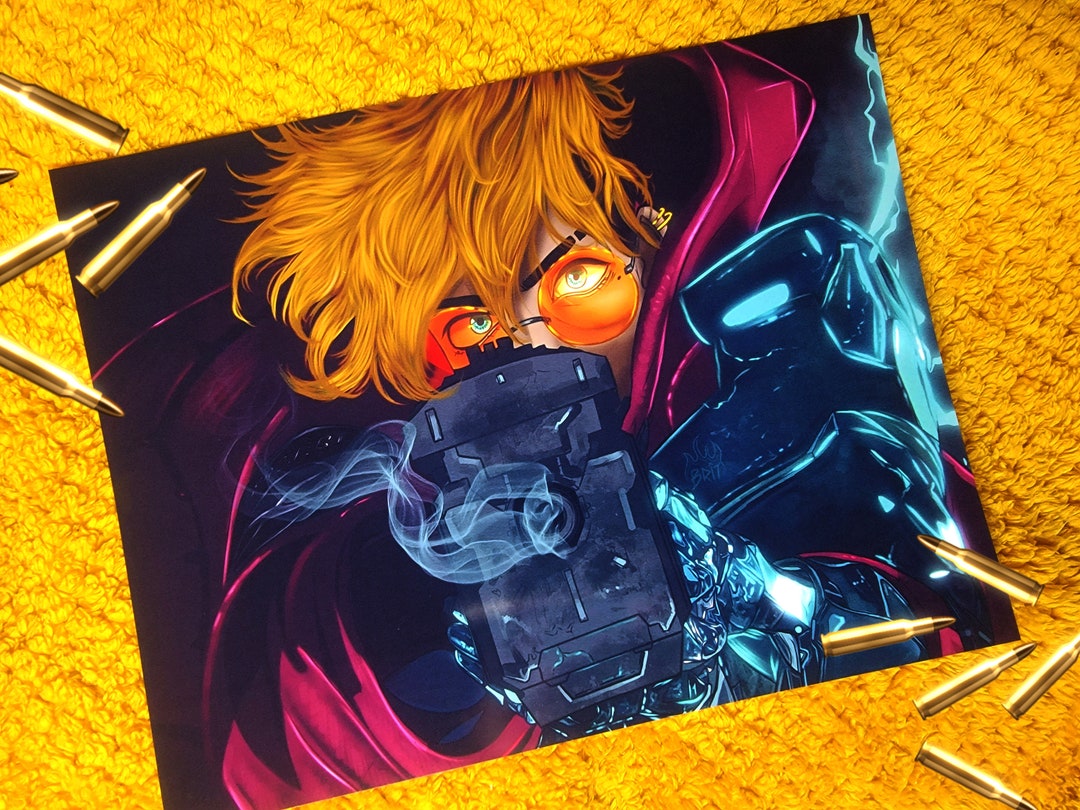 Vash the Stampede Print - Etsy