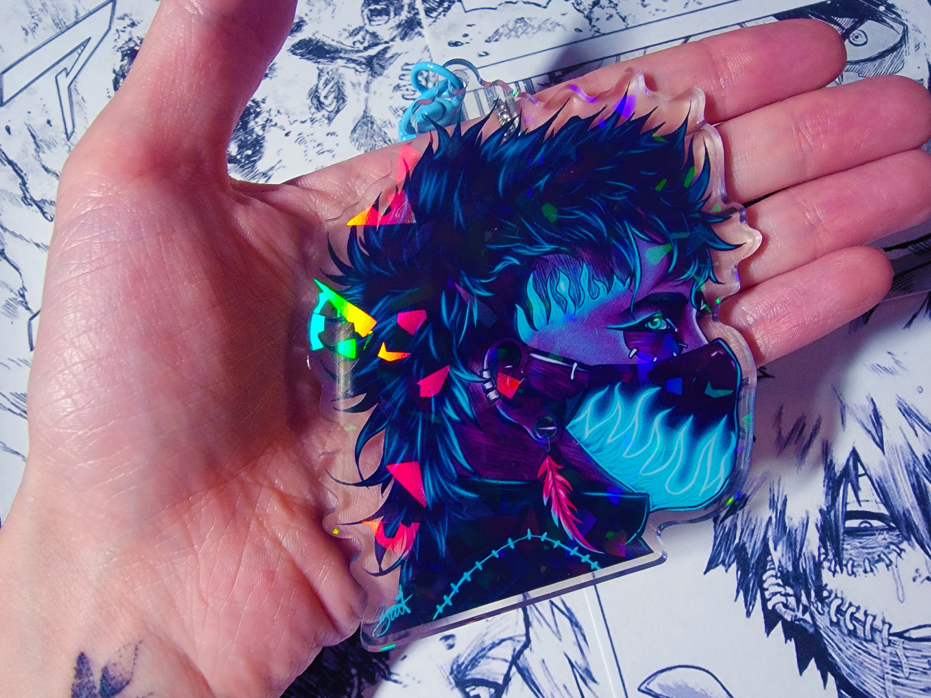 Dabi Concept Art Keychains - Etsy