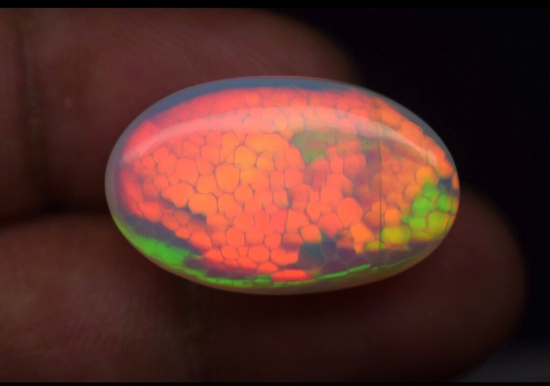 Hurry Up Rarest Honeycomb Pattern broken Line Opal Natural - Etsy