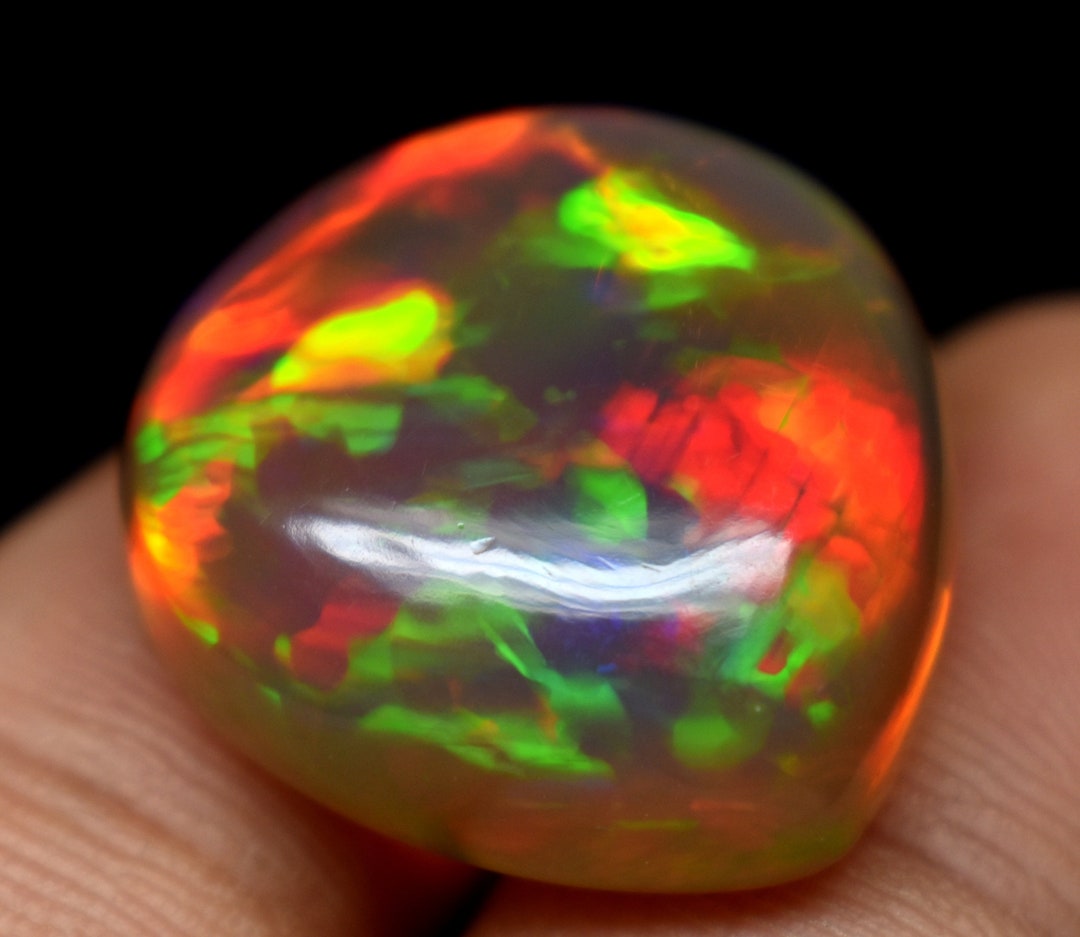 BROKEN LINE Opal Big Honeycomb Fire Natural 40 Carat Ethiopian Opal ...