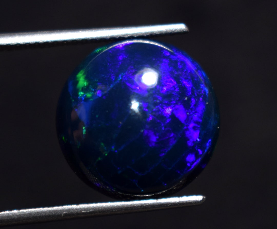 Wunderschöner Natürlicher Multi Fire Schwarzer äthiopischer Opal ...