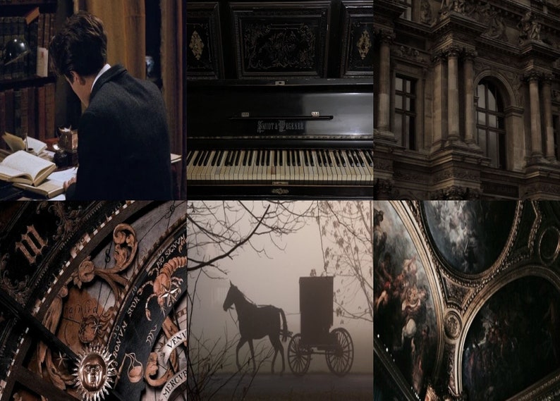 181 PC Dark Academia Wall Collage Kit, Dark Aesthetic Pictures, Wall ...