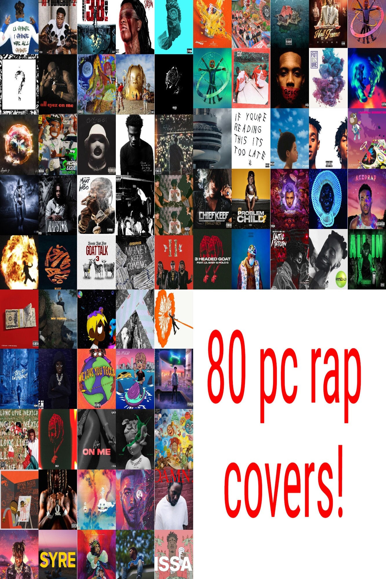 Rap Album Covers Wall Collage Kit Music Wall Collage Etsy Rap Album Covers Wall Collage Kit Music Wall Collage Etsy