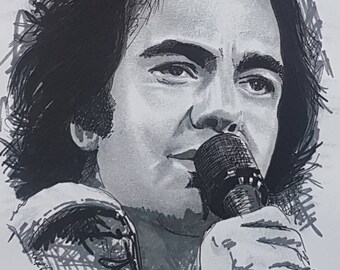 Neil Diamond Poster - Etsy UK