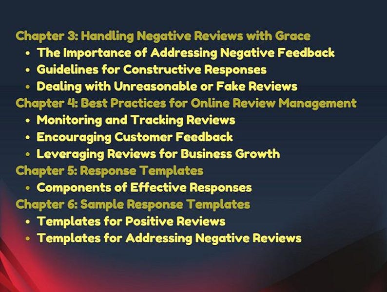Hotelier's Handbook: the Art of Responding to Guest Reviews - Etsy