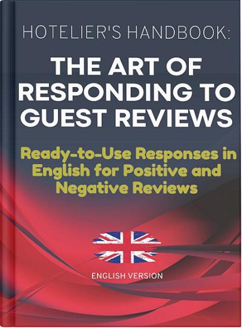Hotelier's Handbook: the Art of Responding to Guest Reviews - Etsy