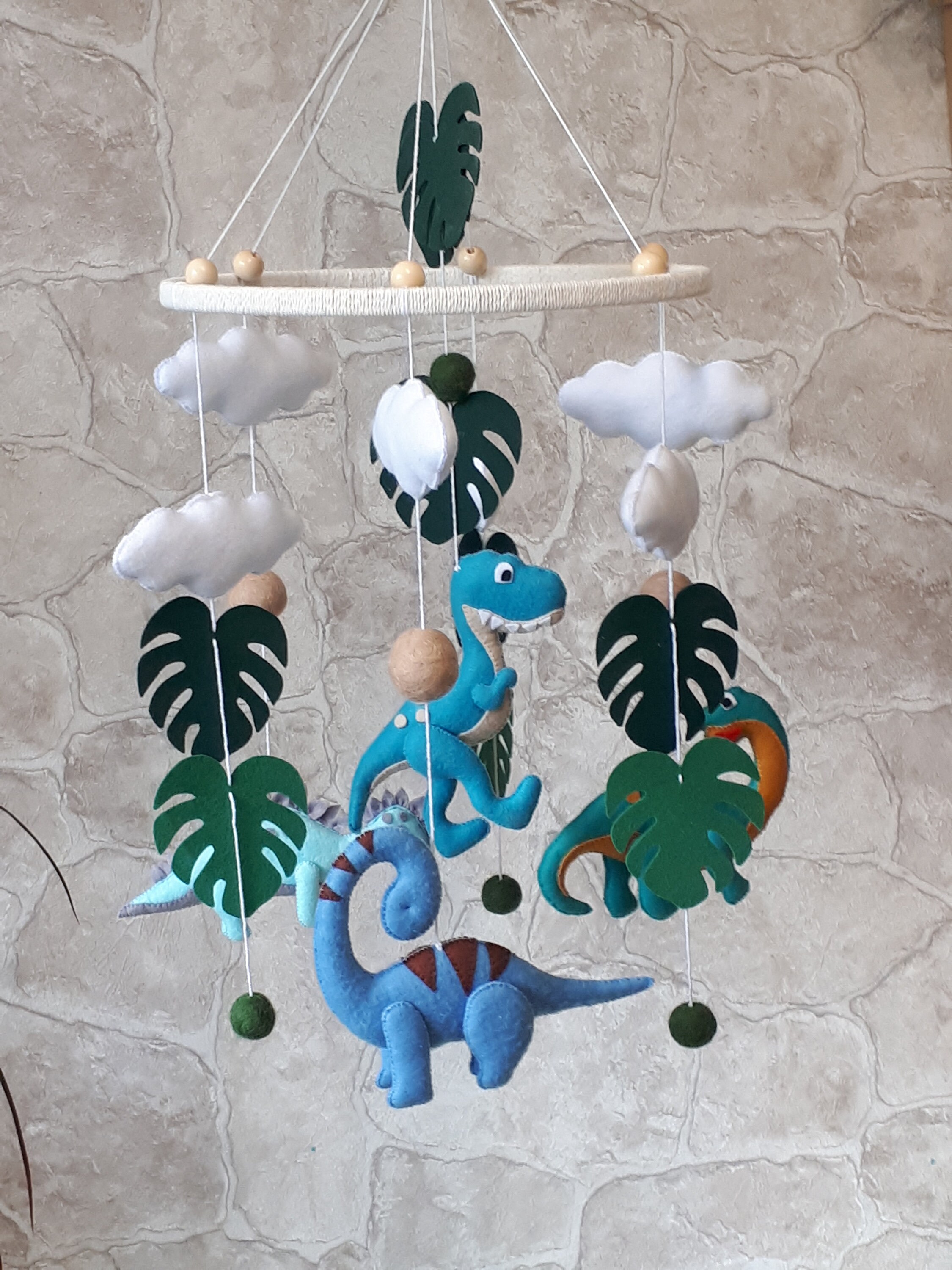 Dinosaur Mobile dinosaur mobile for nursery cot mobile crib | Etsy