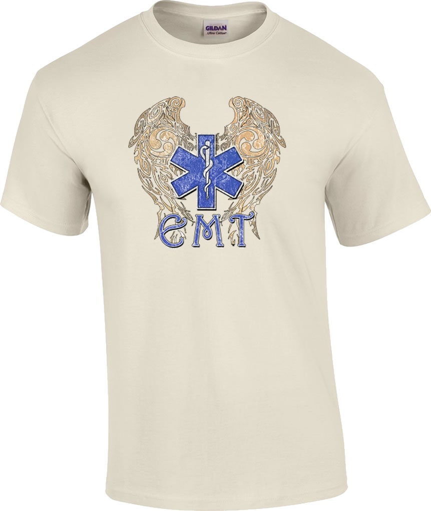 EMT Emergency Medical Technician Occupation Wings T-shirt - Etsy