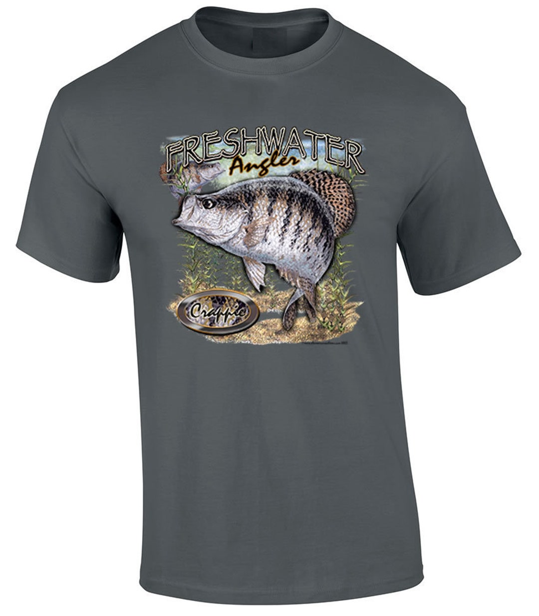 Freshwater Angler Crappie Fishing Fisherman T-shirt - Etsy