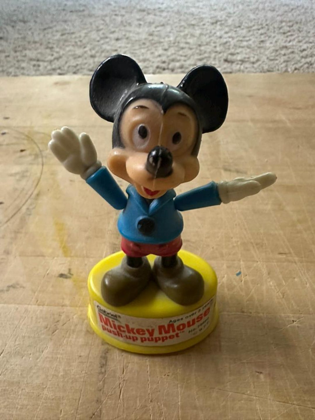 Mickey Mouse Push-up Puppet - Etsy