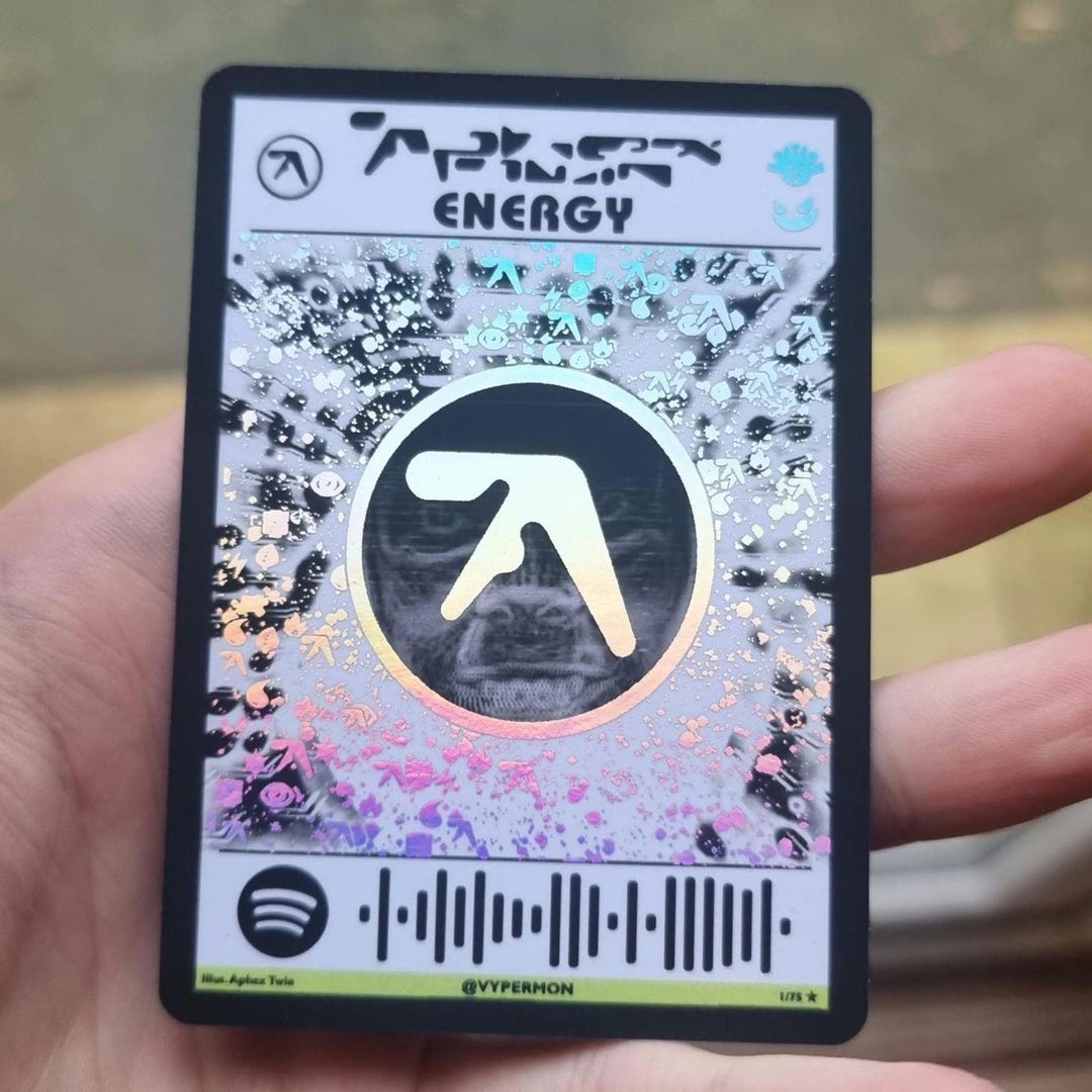 Aphex Twin Energy Trading Card - Etsy