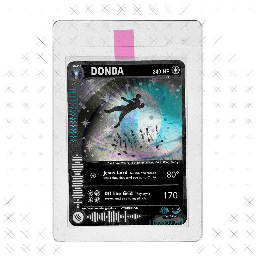 Donda Trading Card - Etsy