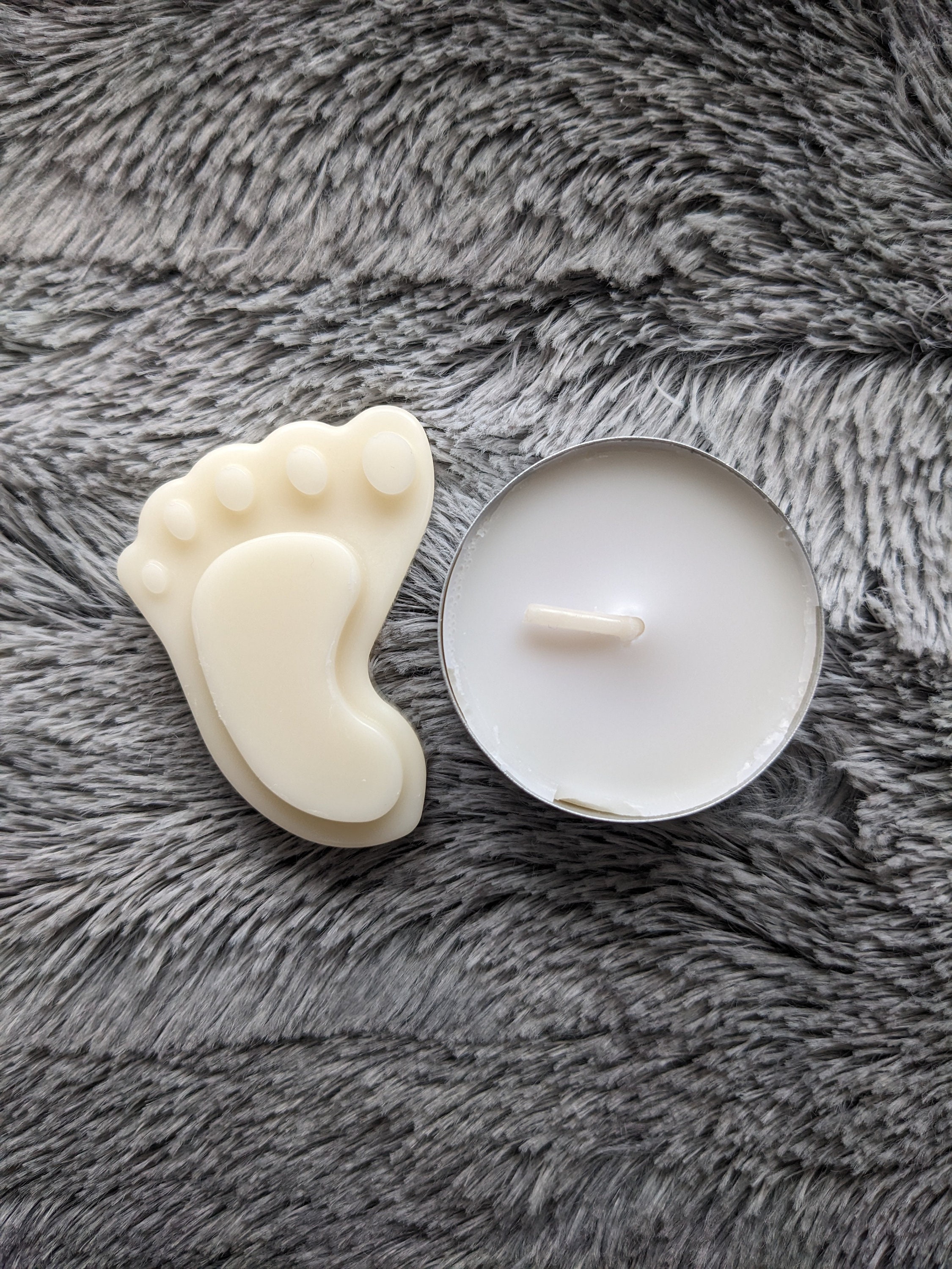 Baby Favours Wax Melt in Baby Feet Shape for Baby Shower, Christening ...