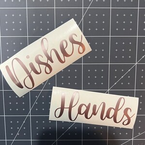 CUSTOM PERMANENT VINYL Labels Names Initials - Etsy