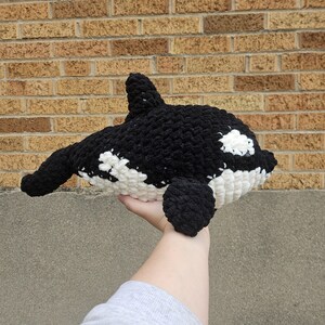 Handmade Crochet Orca, Aquatic Plushie, Orca Amigurumi, Killer Whale ...