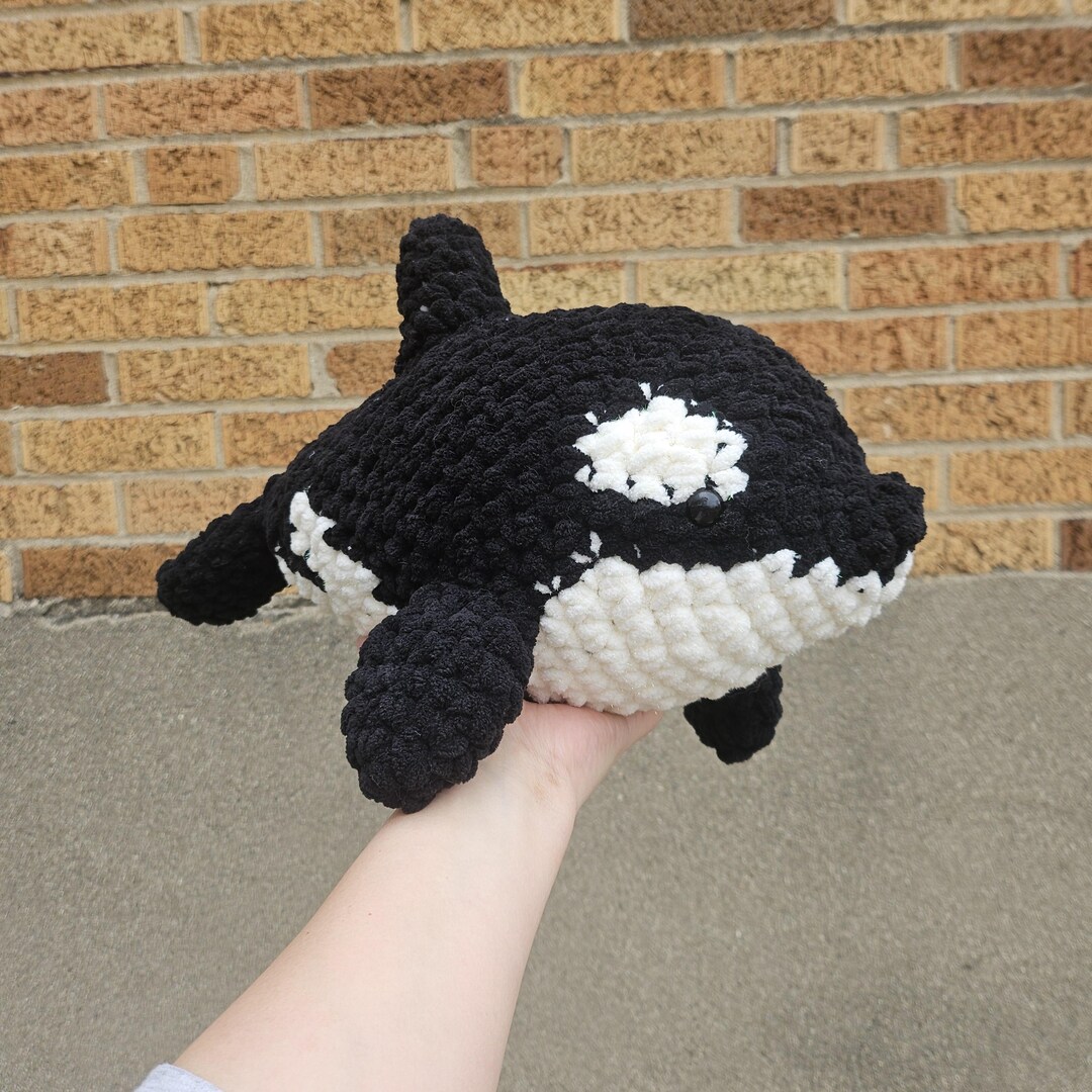 Handmade Crochet Orca, Aquatic Plushie, Orca Amigurumi, Killer Whale ...