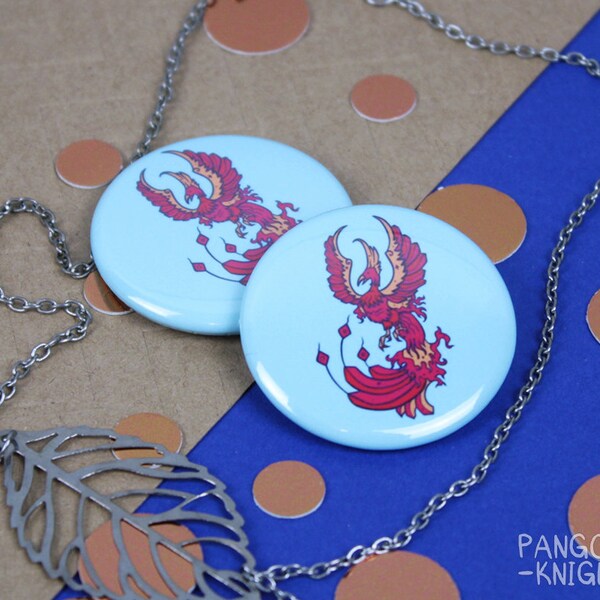 Phoenix Pin - Etsy