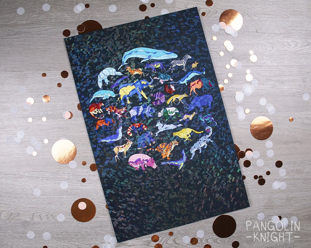 On the Brink 11x17 Holographic Art Print - Etsy