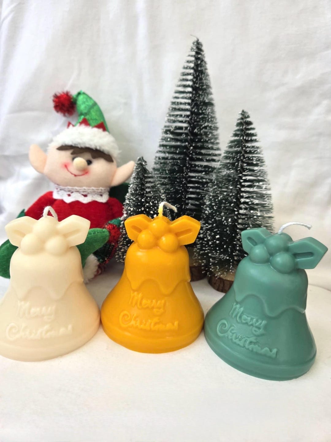 Christmas Bell Candle - Etsy
