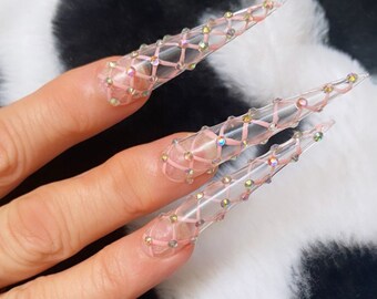 Corset Nails - Etsy