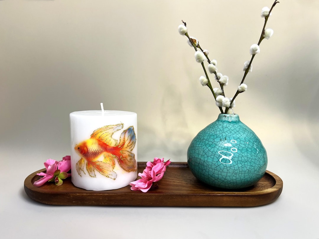 No. 25-4 Persian Nowruz Goldfish Handcrafted Candle 3”x2.5” - Etsy