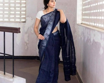 Traditional Kanchipuram Soft Silk Weaving Work Saree With - Etsy India