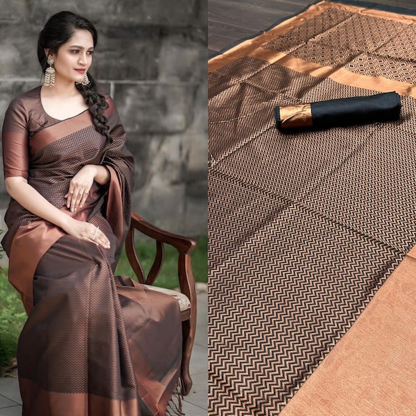 Copper Color Saree Blouse - Etsy