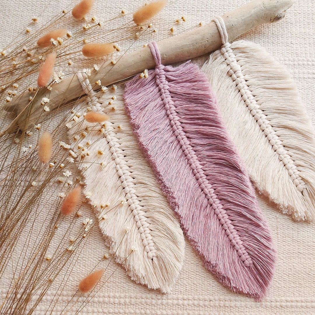 KIT ONLY - Five Feather DIY Macrame Kit - Beginner - Etsy