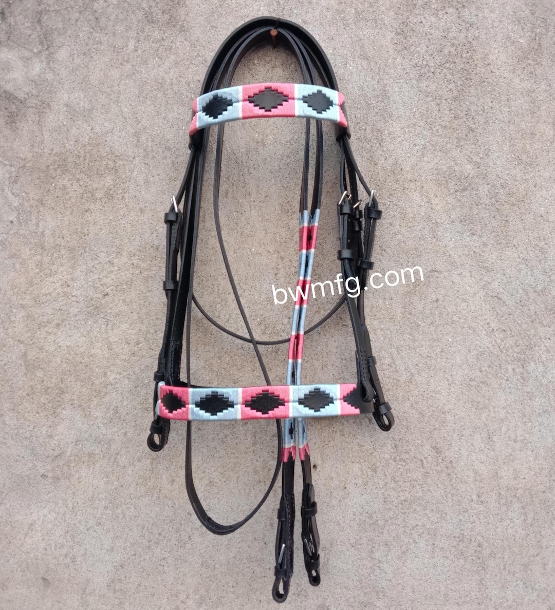 Elegant Horse Polo Bridle Set - Handcrafted Leather English Tack With ...