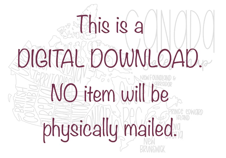 Downloadable Canada Map Small Business Sales Map Printable - Etsy