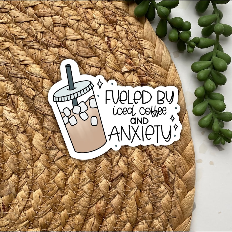 Iced Coffee Sticker - Etsy