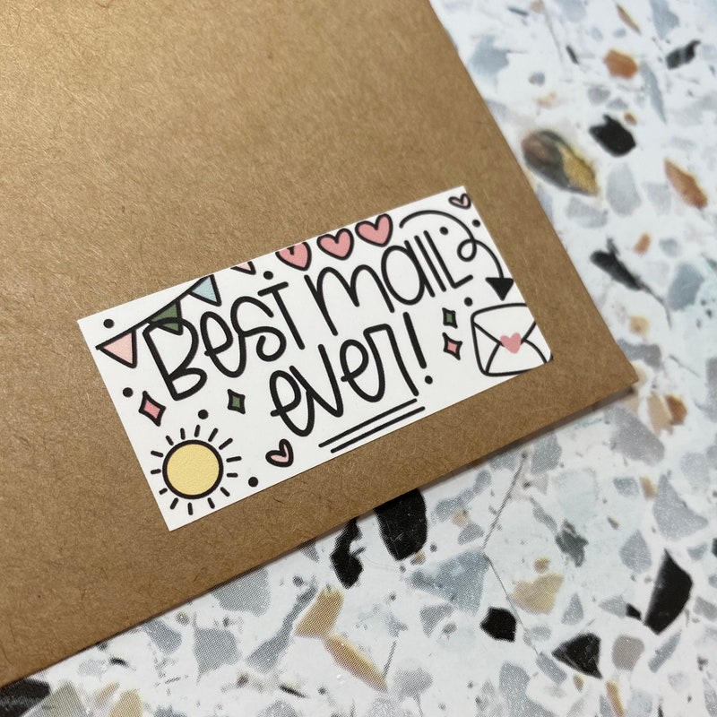 Mail Stickers - Etsy