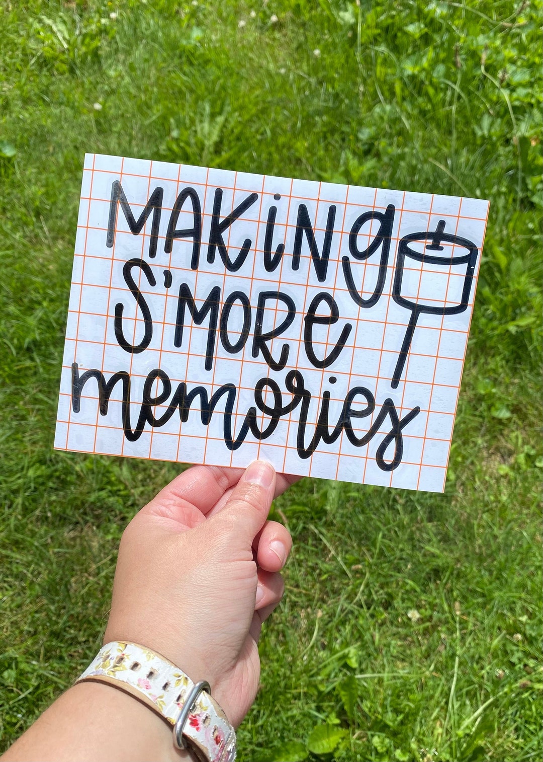 Making Smore Memories Vinyl Decal, Camping Decal, Summer Decal, Smore ...