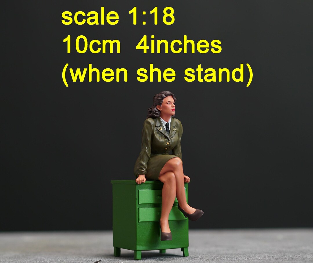 Agent Girl Figure 1:18 to HO Scale Handpaint High Detail - Etsy