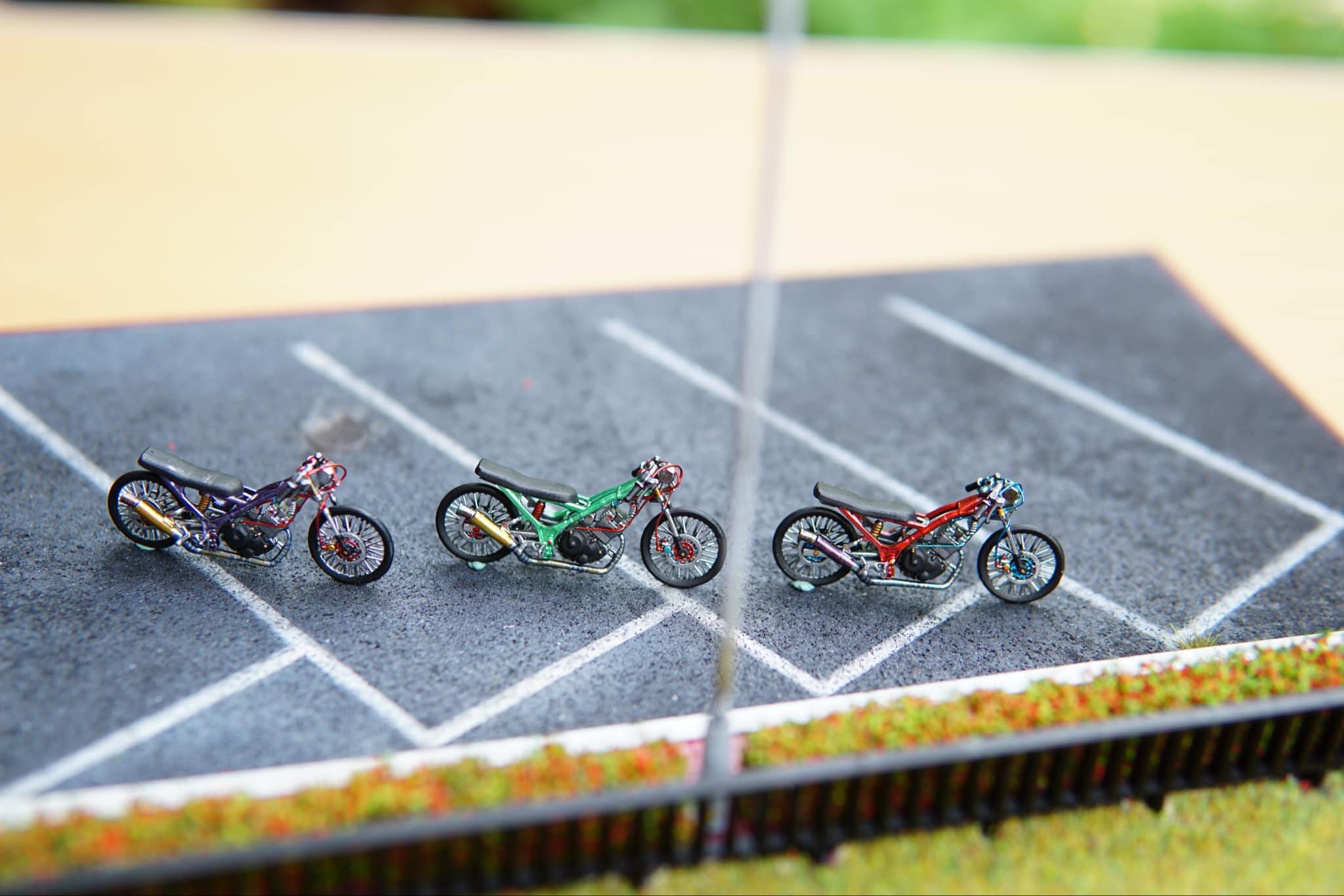 Motobike Cycle Figure 1/64 Scale Handpaint High Detail - Etsy