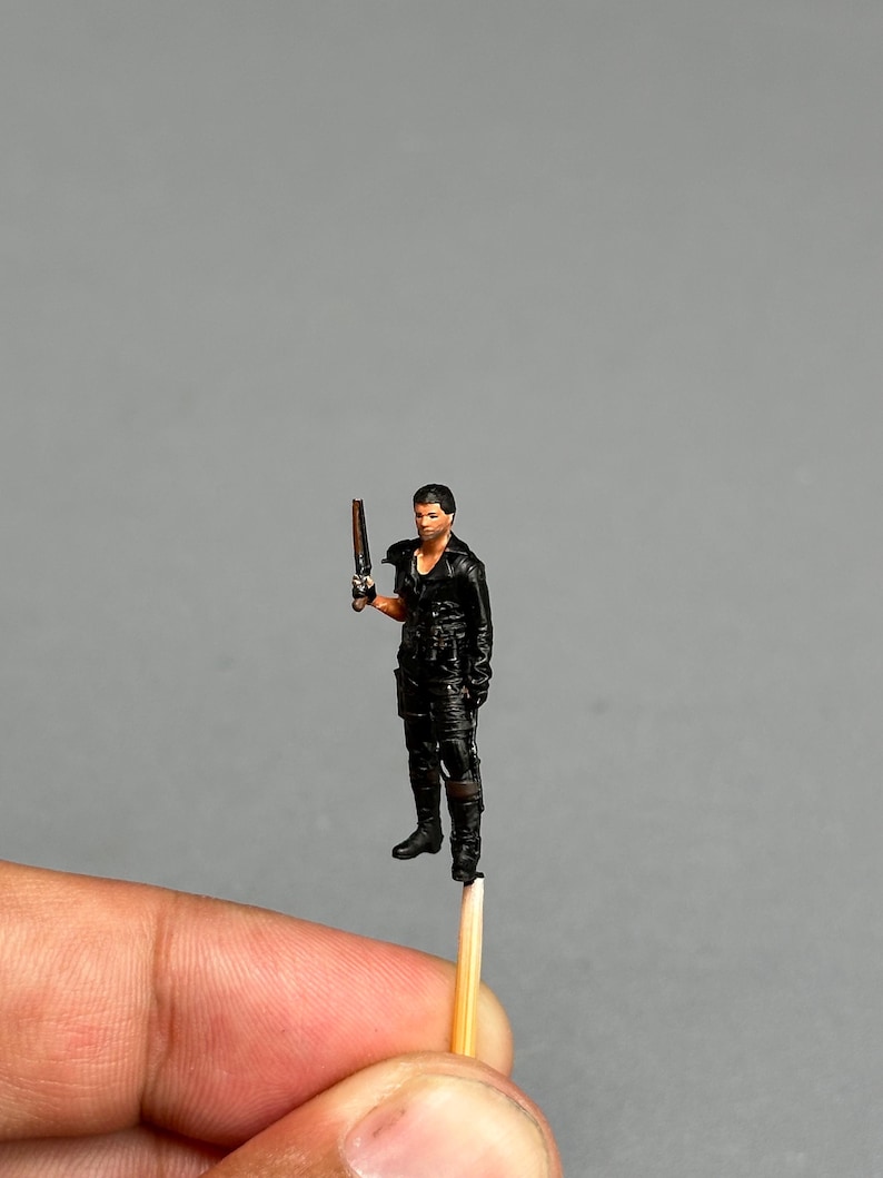Black Man Figure HO 1/64 1/18 1/24 1/35 1/43-48 1/72 N-scale MN039 ...