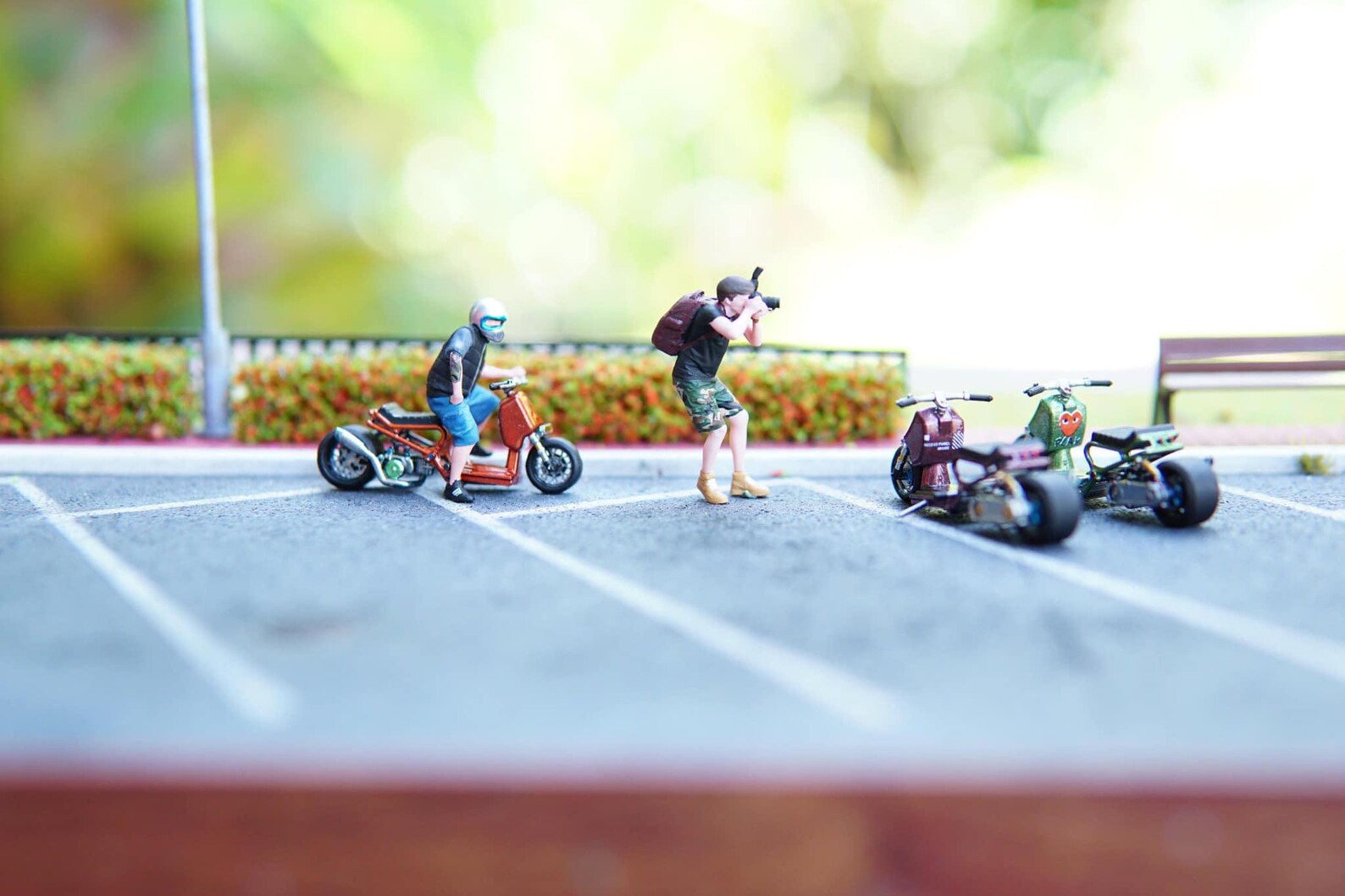 Motobike Cycle Figure 1/64 Scale Handpaint High Detail - Etsy