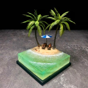 Mini Beach Diorama - HO Scale - Etsy