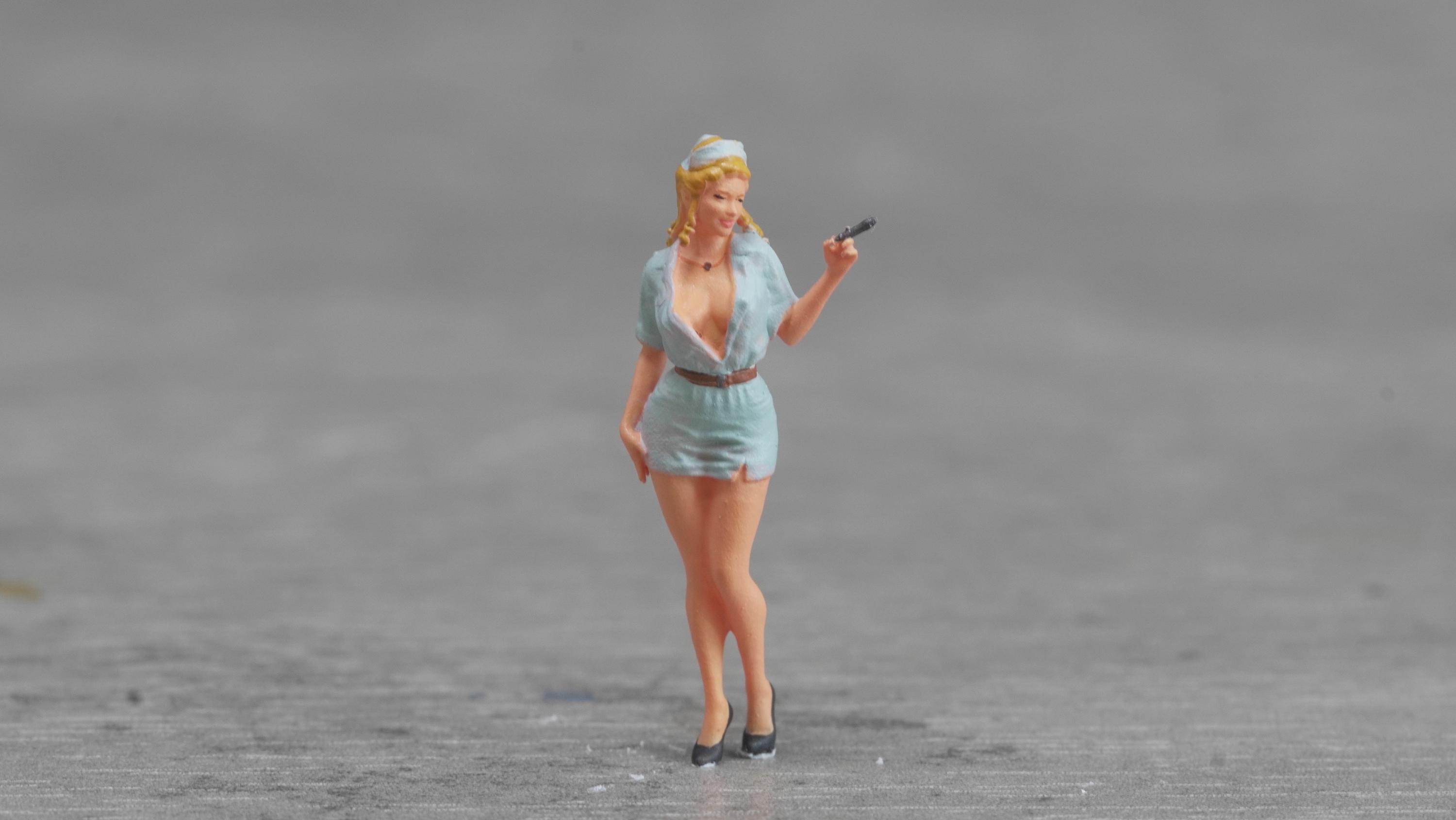 Nurse Figure HO 1/64 43 24 1/18 Scale Handpaint High Detail - Etsy