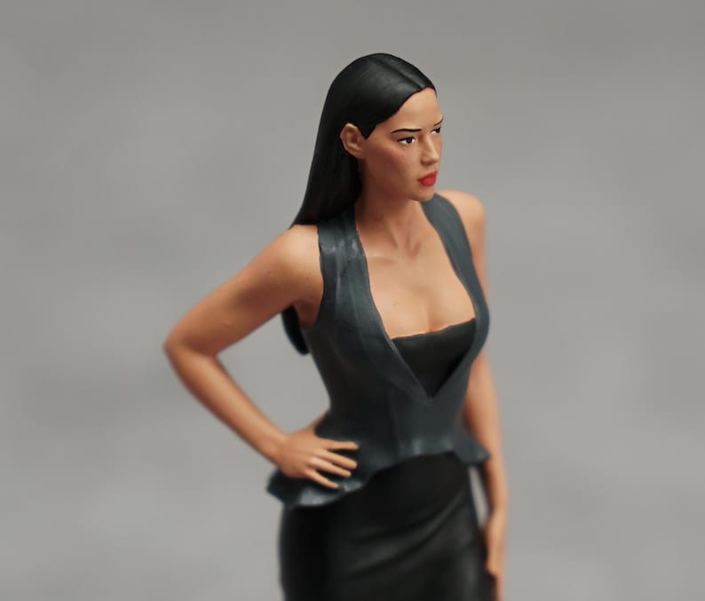 Black Woman Figurine HO 1/64 43 24 1/18 Scale Handpaint High Detail - Etsy UK