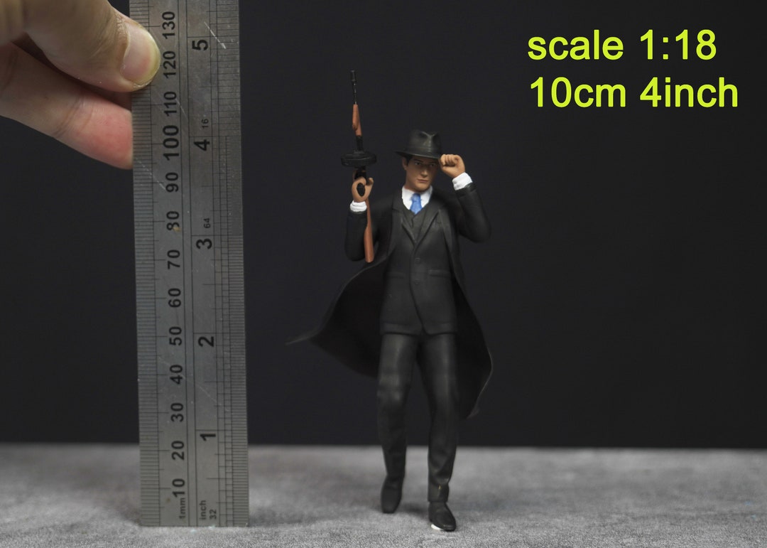 Mafia Man Figure HO 1/64 1/18 1/24 1/35 1/43-48 1/72 N-scale GE7 - Etsy