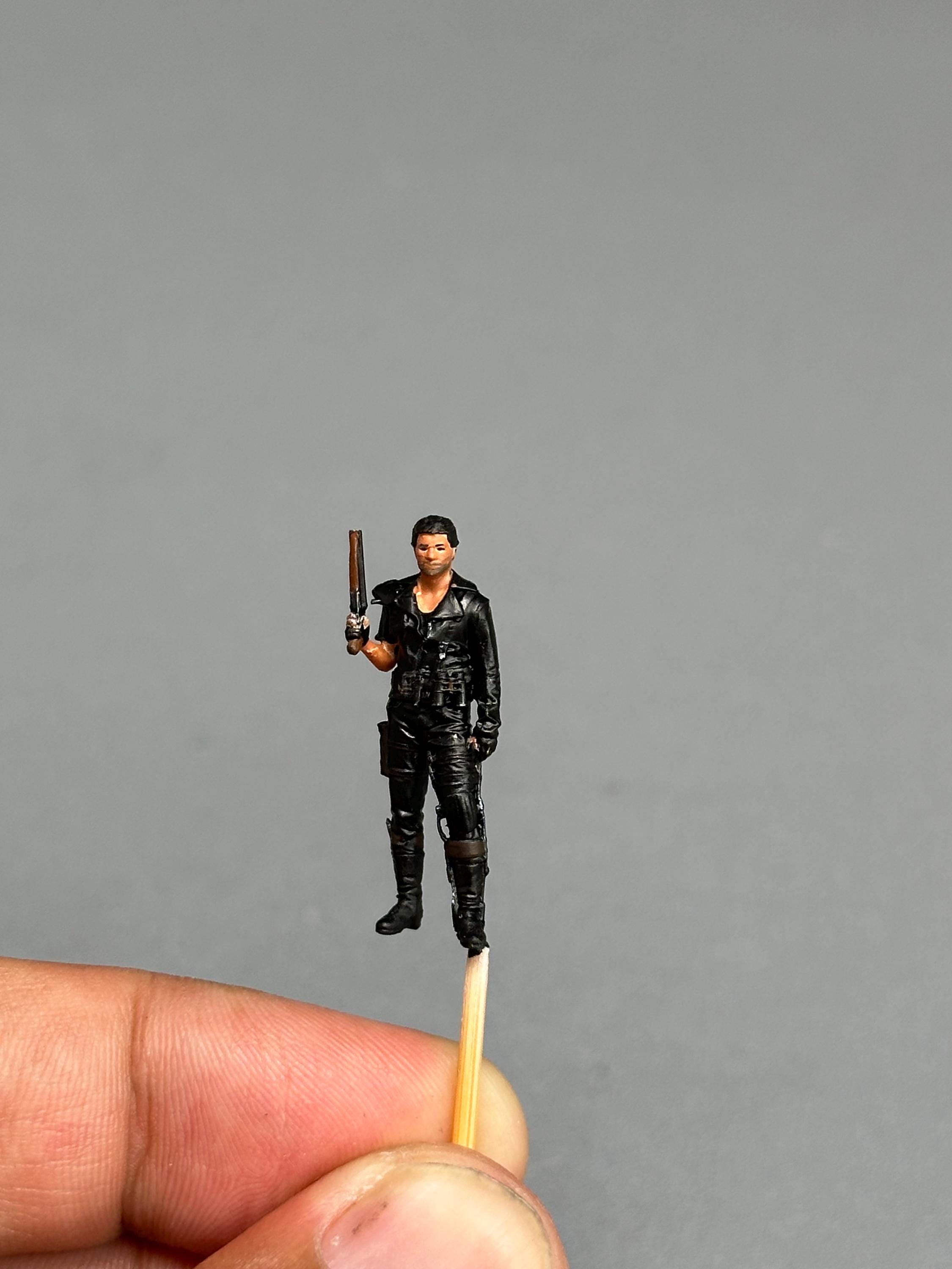 Black Man Figure HO 1/64 1/18 1/24 1/35 1/43-48 1/72 N-scale MN039 ...