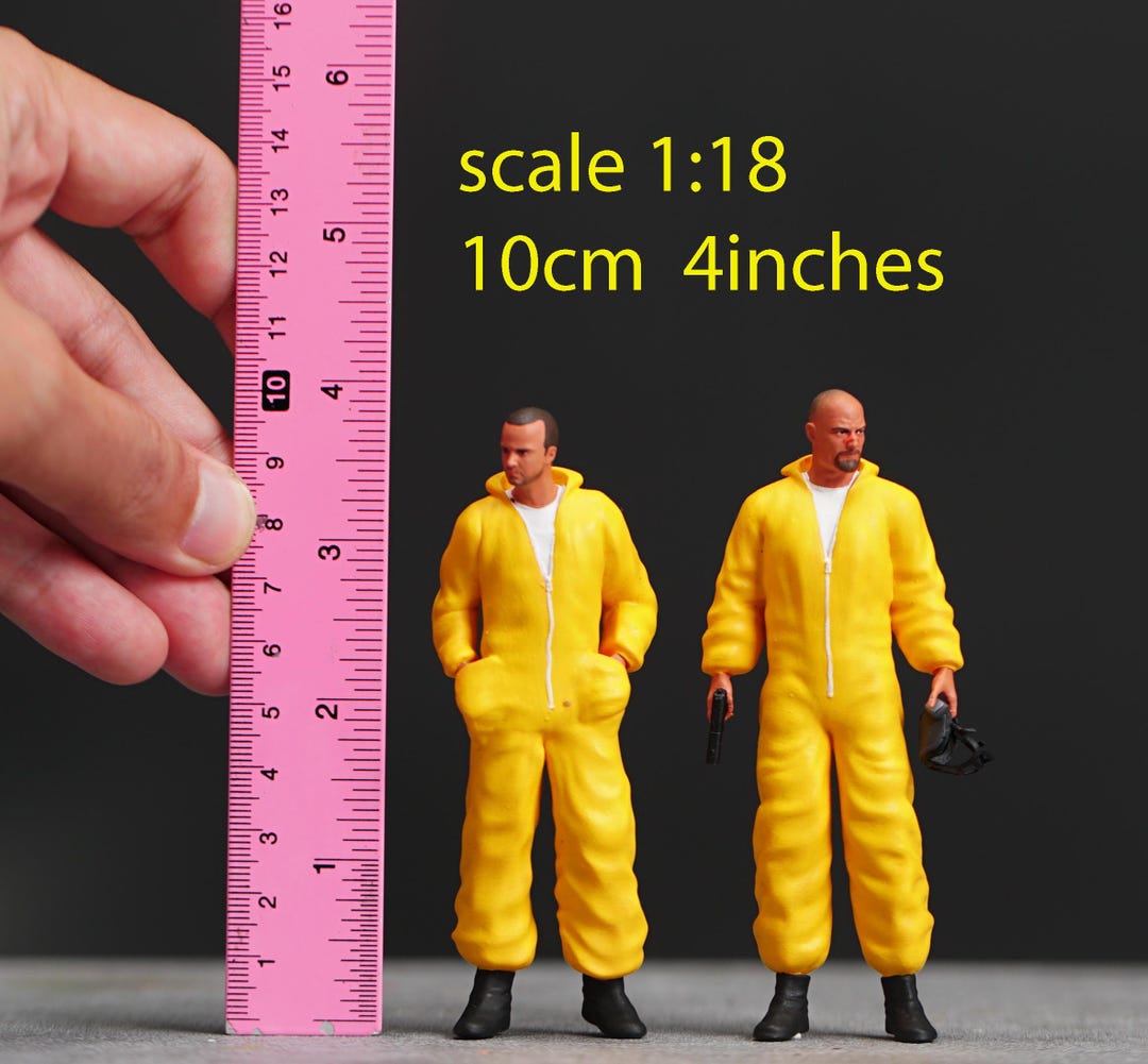 2 Men Figure HO 1/64 43 24 1/18 Scale Handpaint High Detail - Etsy