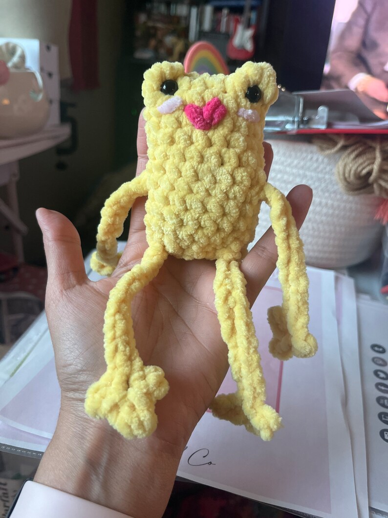 Leggy Froggy Funny Frog Small Size Ready to Ship - Etsy