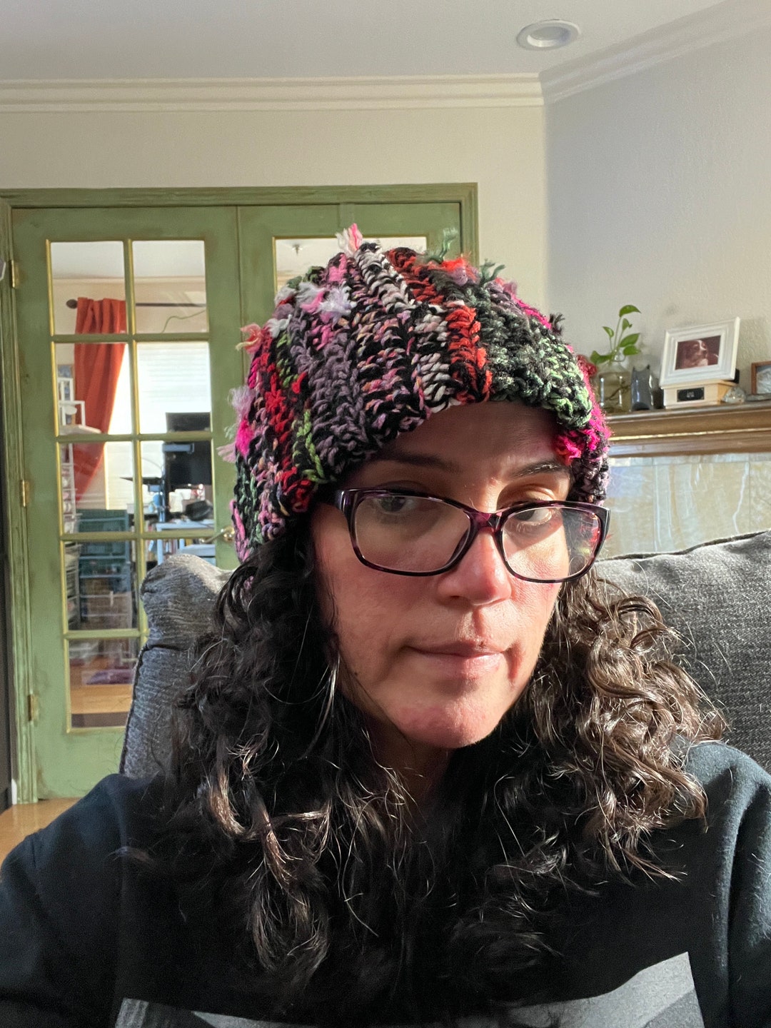 Scrap Yarn Beanie - Ready to Ship - Etsy